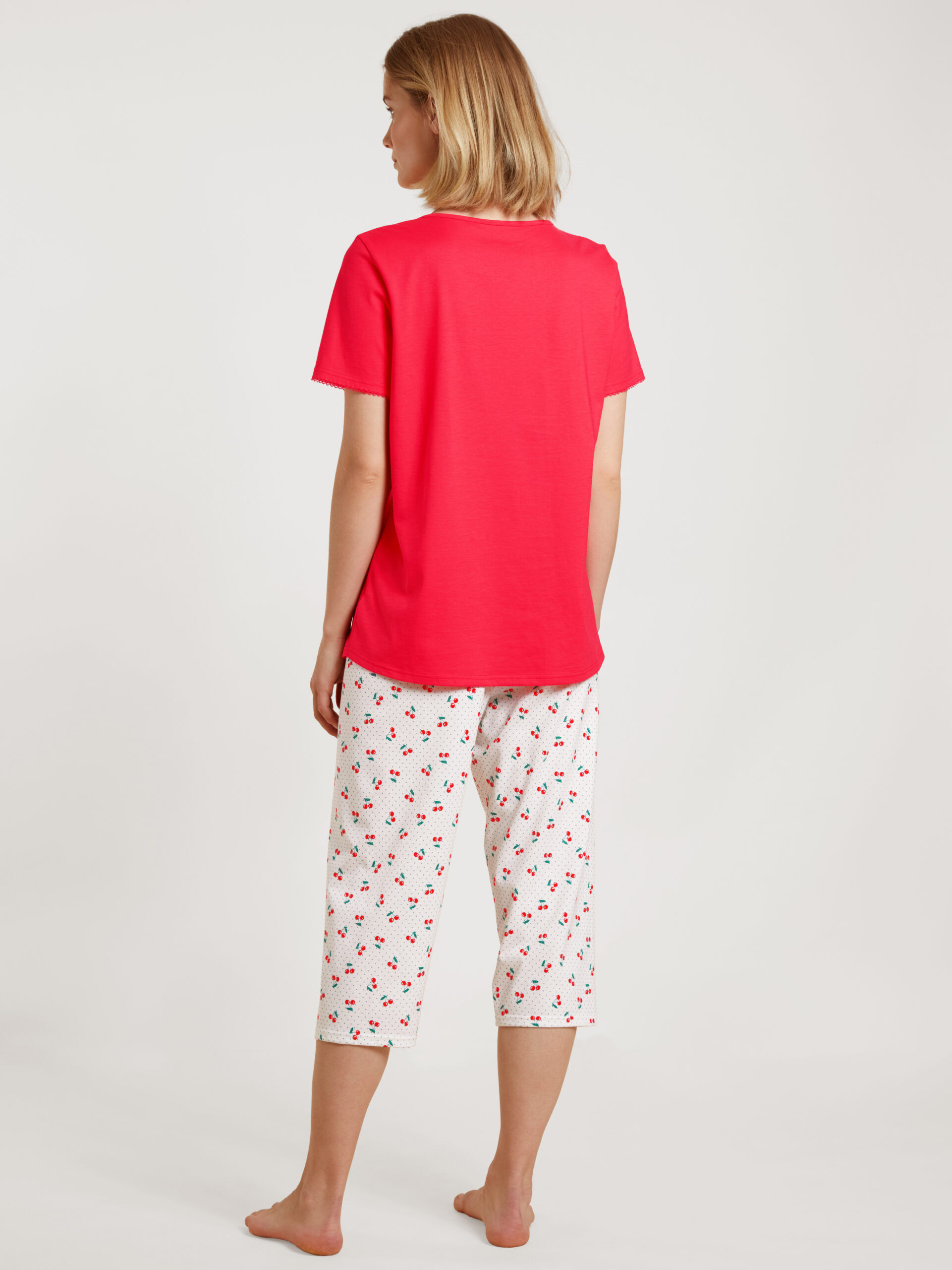 Calida 3/4 Pyjama 43653 red glow | Mein Style